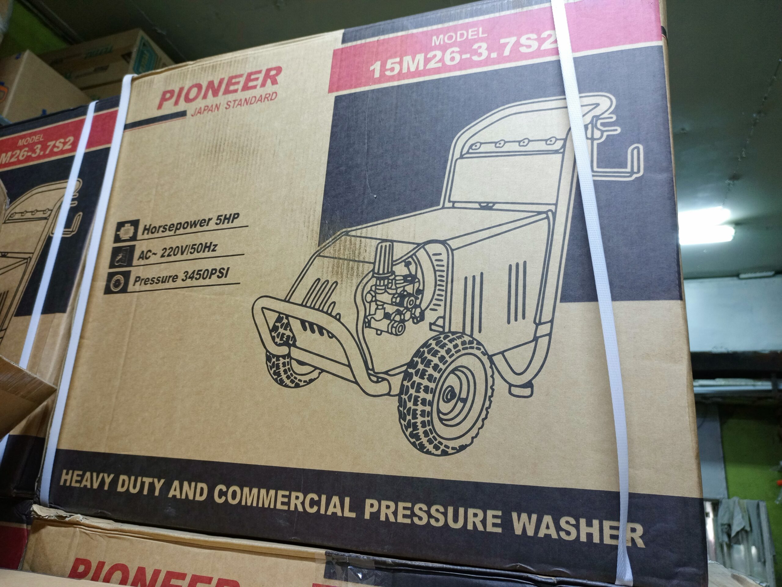 Original Pioneer Japan high pressure 5hp 3450psi heavy duty – Wiltech